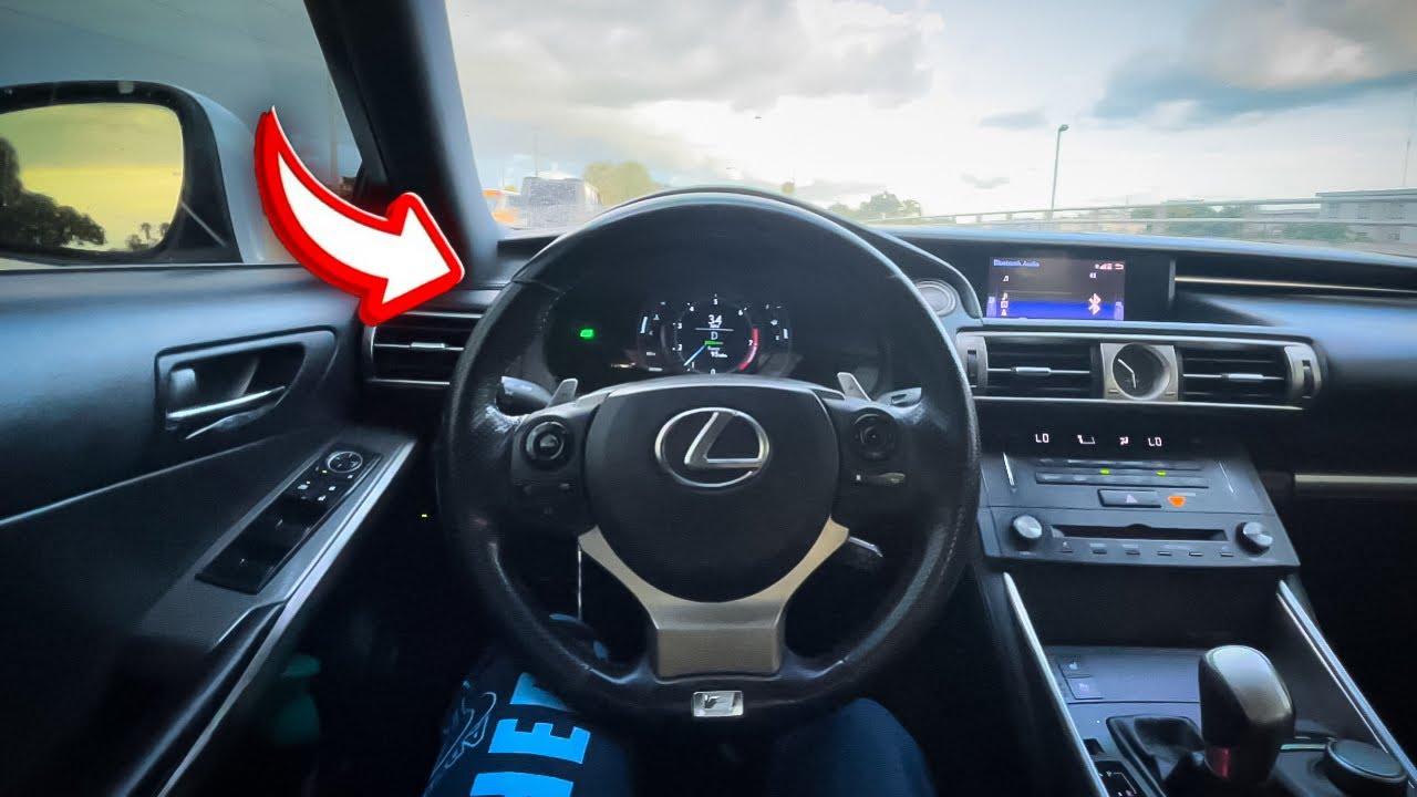 CUTTING UP IN MY LEXUS IS 250 **with no hands** - YouTube
