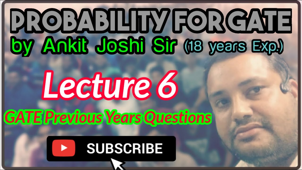 Probability l GATE Previous Years Questions - YouTube