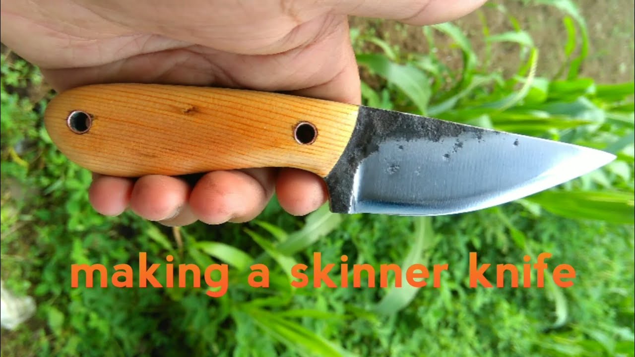 making a skinner knife - YouTube