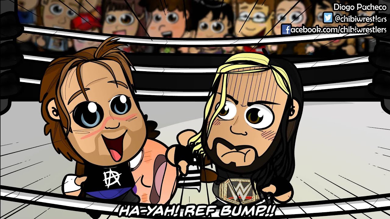 Chibi Wrestlers - HappyScary Dean Ambrose and Seth Rollins #27 ...