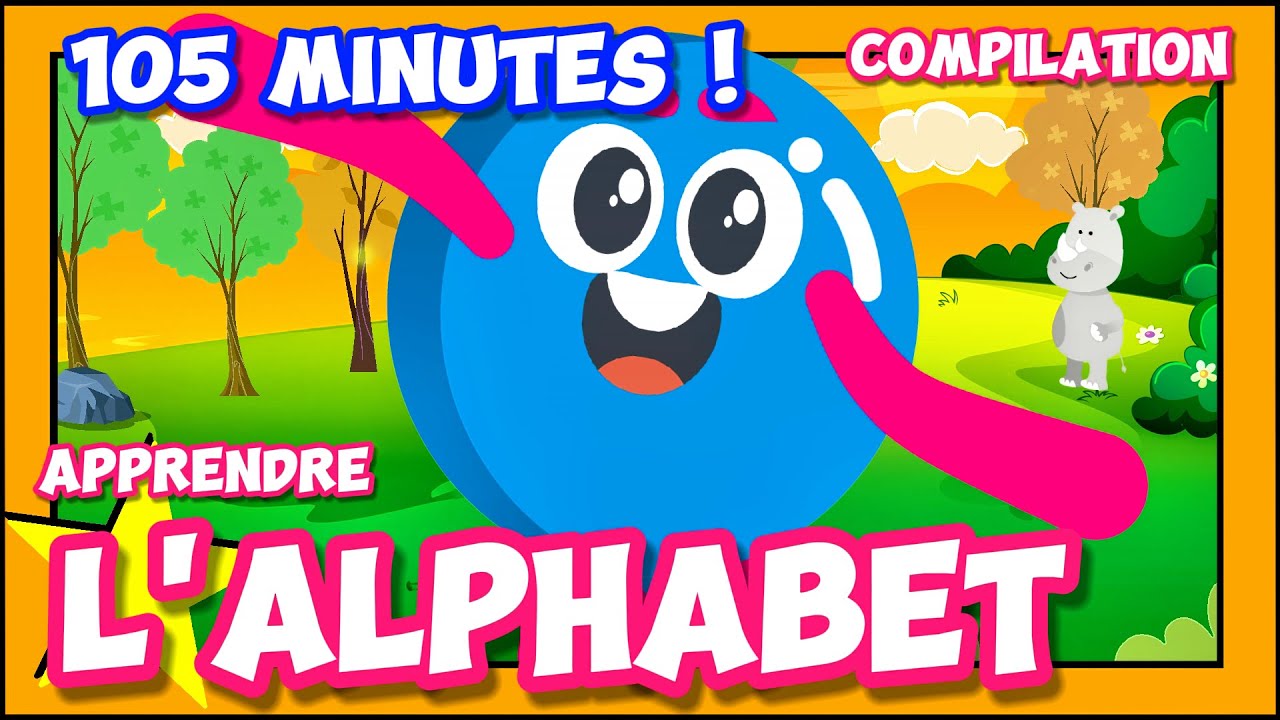 Alphabet pour les Enfants Compilation 🐵⭐ ABC pour Apprendre les Lettres ...