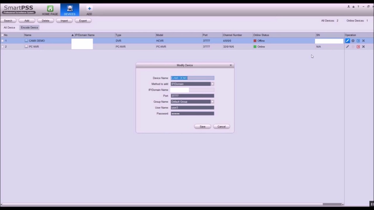 CAMX CCTV: How To Update DVR Login Info After A Password Change ...