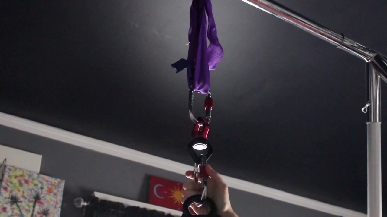 Aerial Silks Rigging Tutorial | X-Pole A-Frame Rig - YouTube