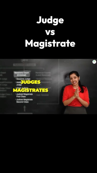 Difference between Judge & Magistrate Explained!🫡 - YouTube