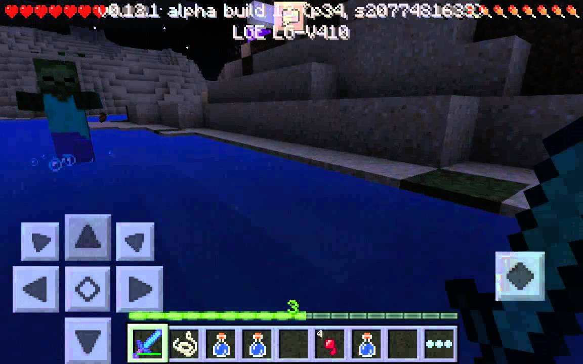 Minecraft making a poshin in survival - YouTube