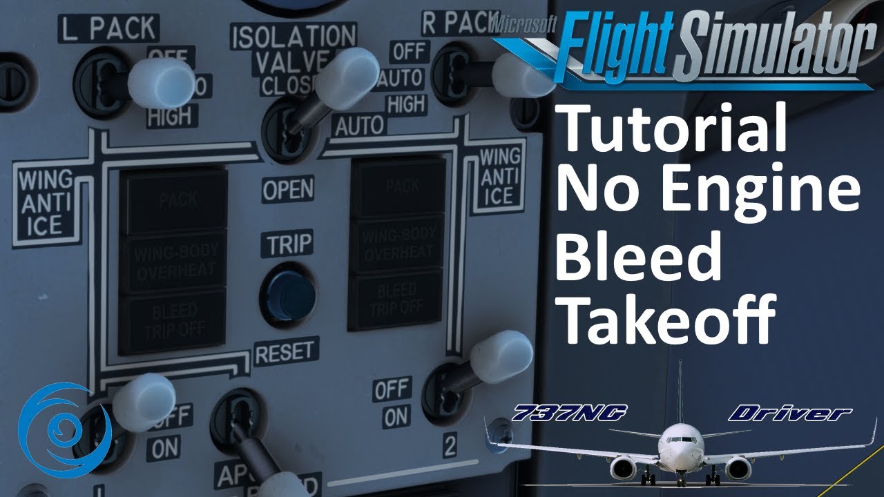 PMDG 737 | NO ENGINE BLEED Takeoff | Tutorial | Real Airline Pilot - YouTube