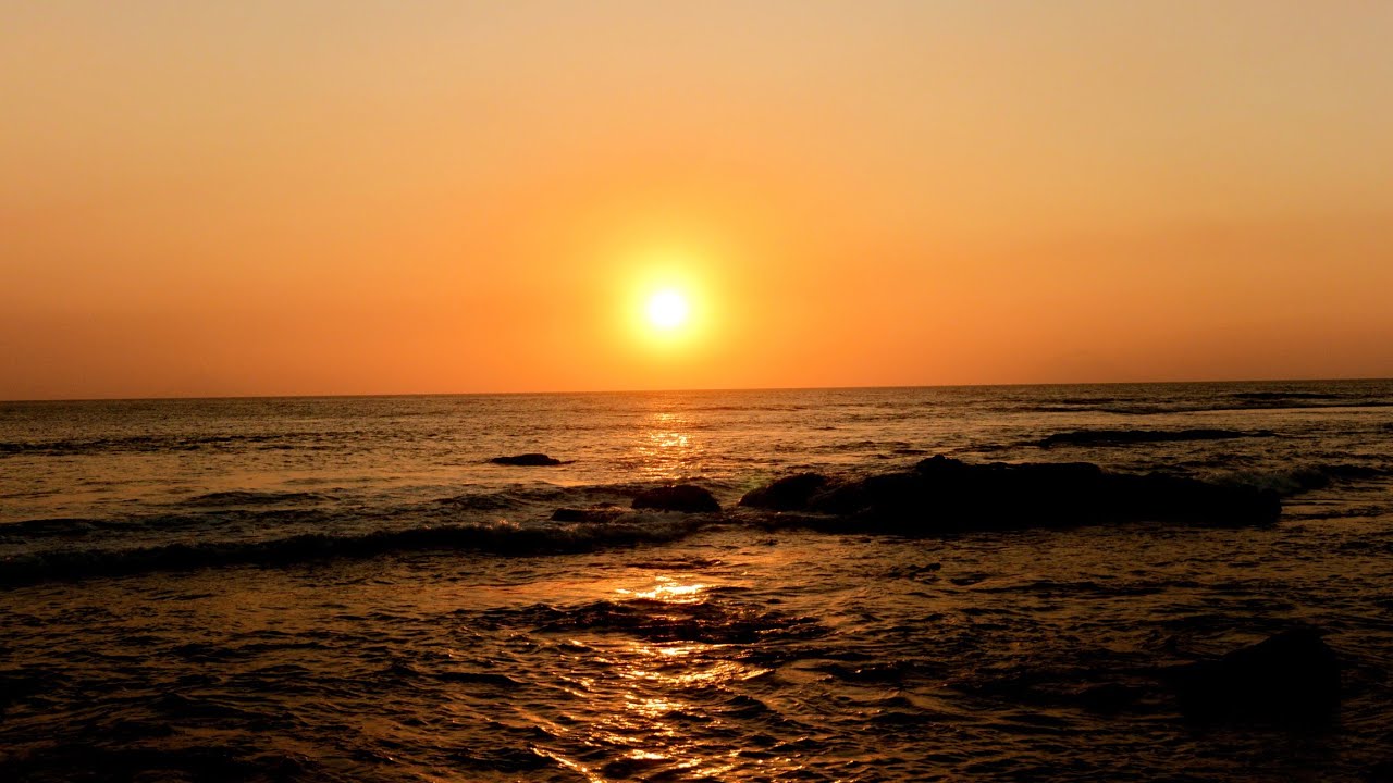 Timelapse - Keindahan Sunset di Pantai Florida Anyer - YouTube