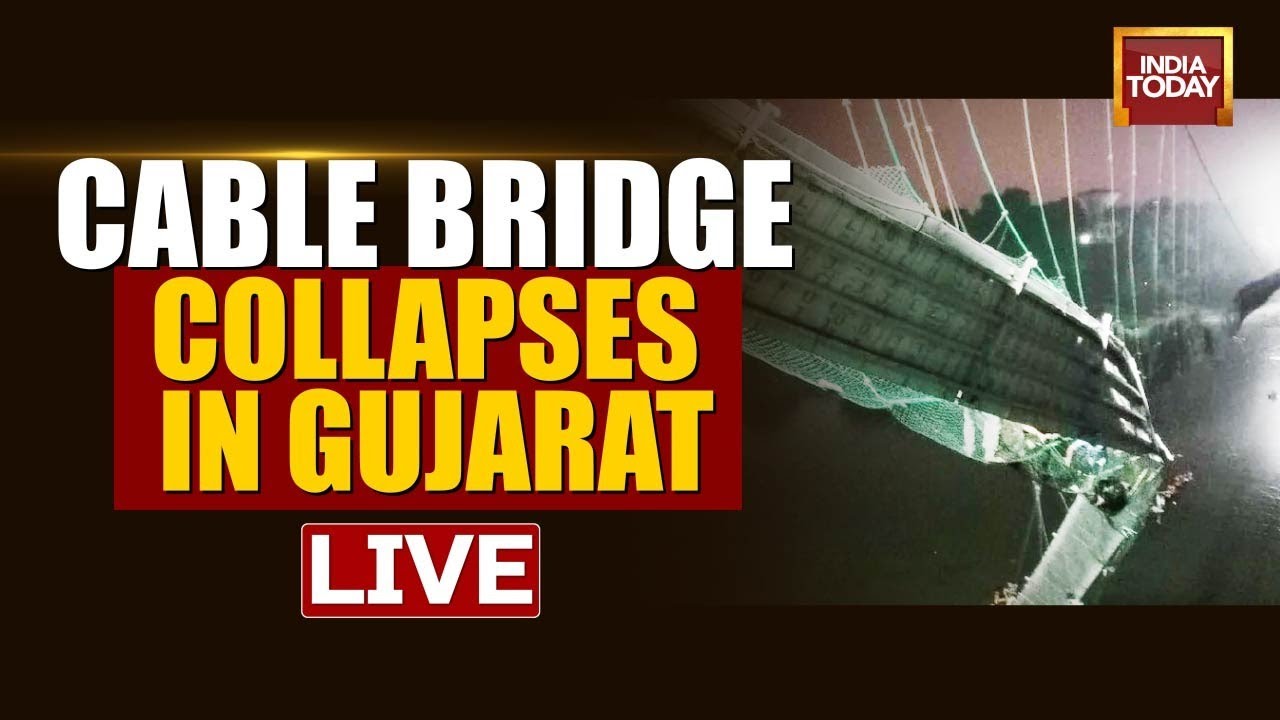 Gujarat News LIVE | Cable Bridge Collapses In Gujarat's Morbi | Many ...