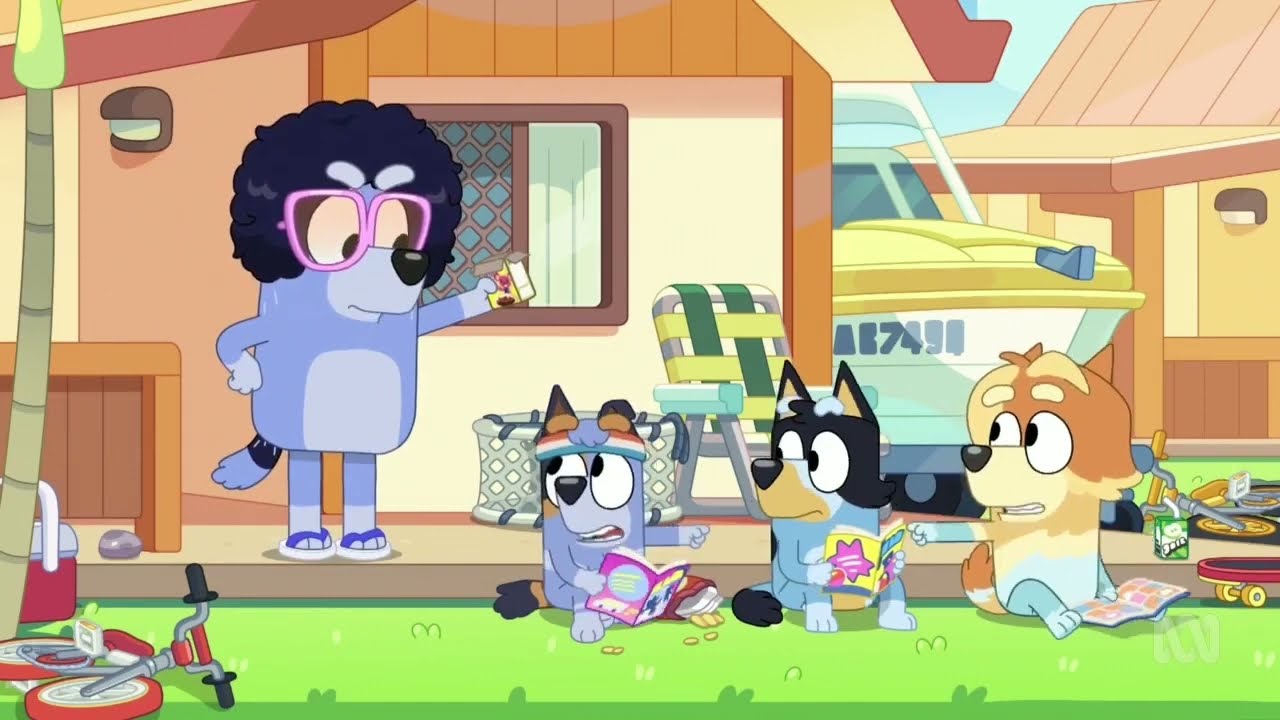 Bluey | Who ate my mini cereal (fairytale) Nana fun moments - YouTube