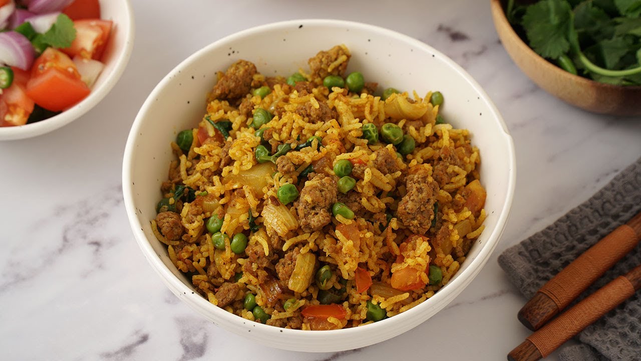 Easy Keema Rice - YouTube
