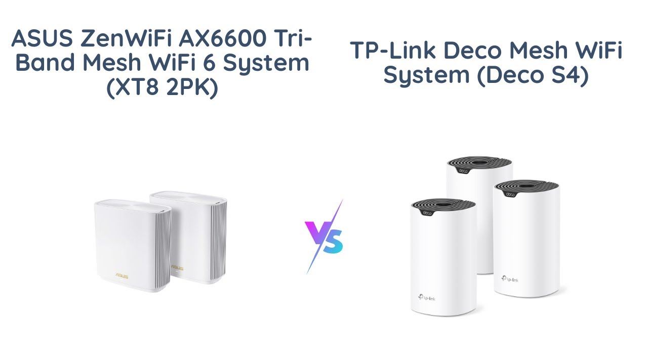 ASUS ZenWiFi vs TP-Link Deco Mesh WiFi System Comparison - YouTube