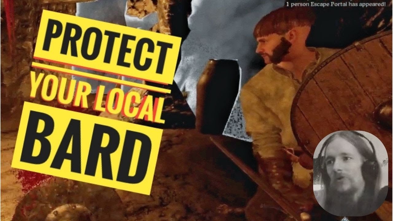 Bard Sings For Protection From Friendly Fighter - Dark and Darker - YouTube