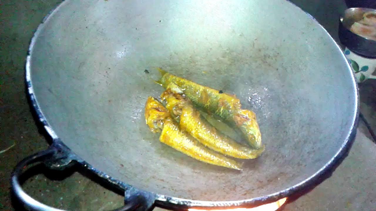 Fish Fry (Jumping on Cooking time) | Local Fish of Village - YouTube