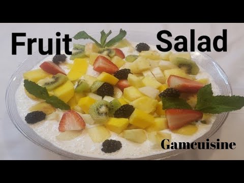 How to make Gambian Fruit Salad Recipes Easy and Delicious - YouTube