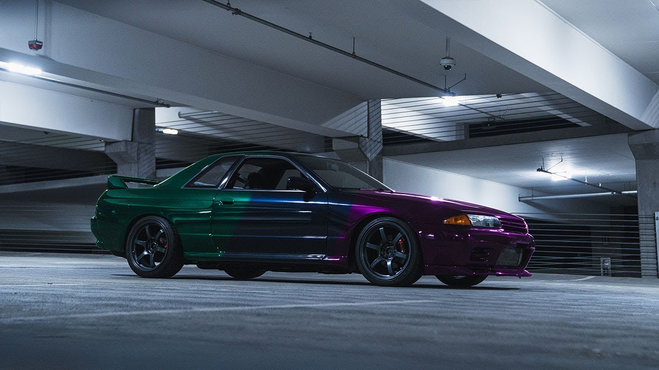 R32 Skyline GTR Crazy RARE Paint Reveal! - YouTube