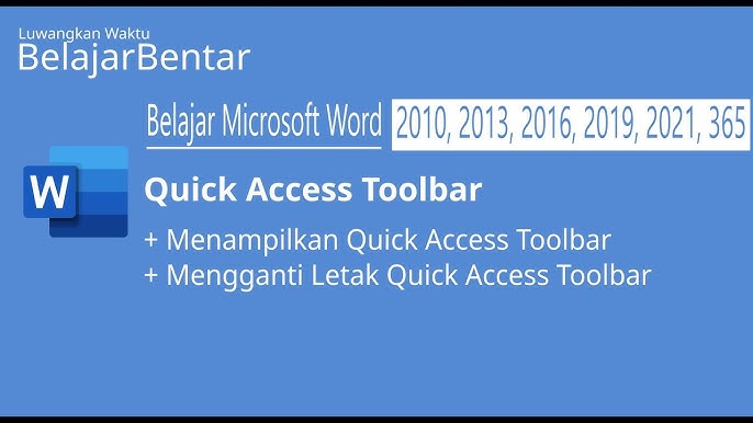 Word 2010 Quick Access Toolbar Youtube Word 2010 Quick Access Toolbar Youtube
