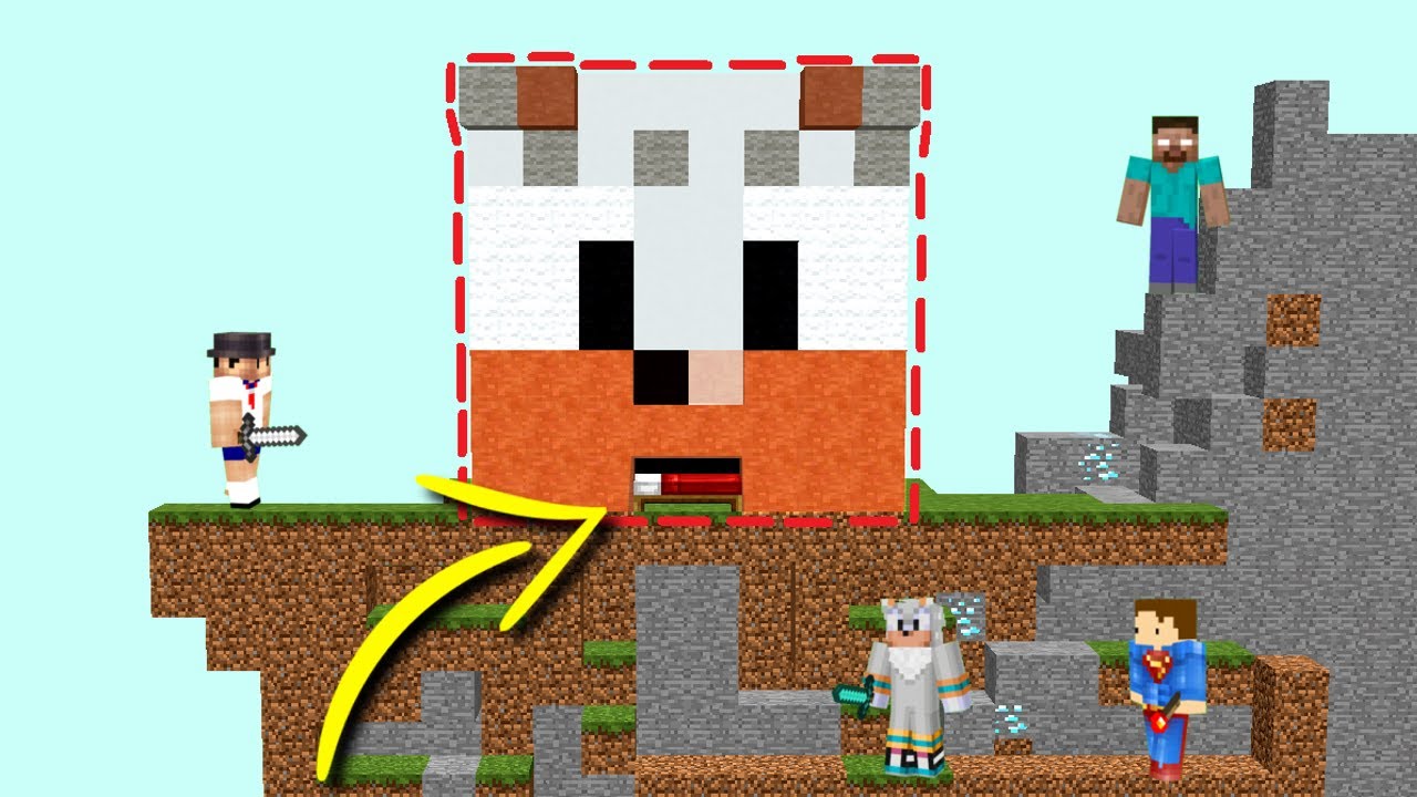 TROLL Z BAZĄ GŁOWA TRITSUSA NA BEDWARS! - YouTube