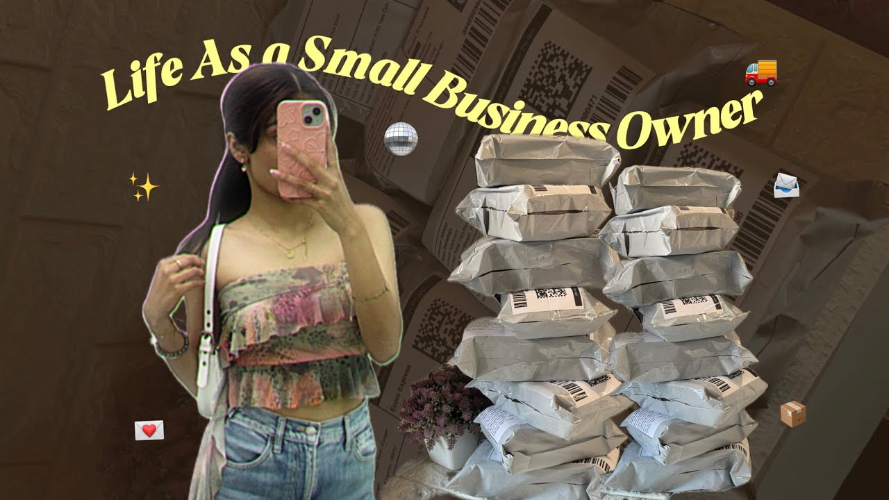LIFE AS A SMALL BUSINESS OWNER 💌 - YouTube