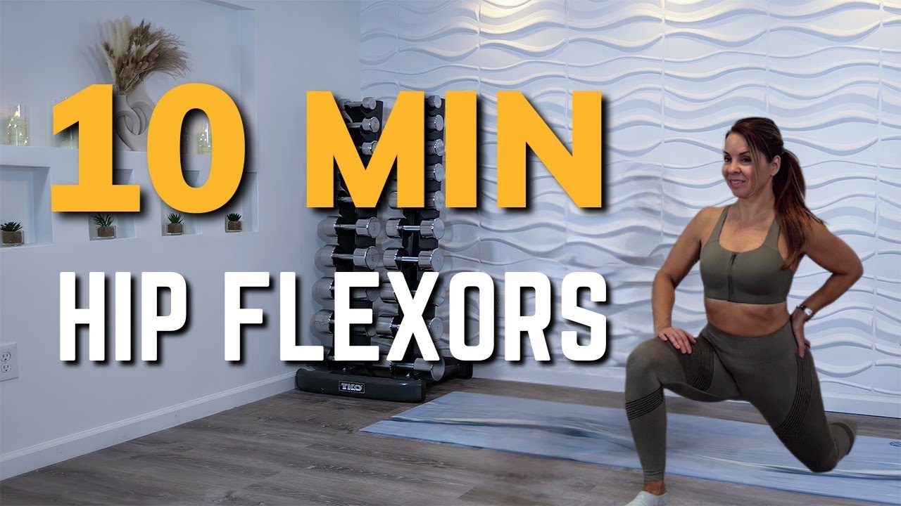 10‑Minute Hip Flexor Stretch Routine | Deep Front‑Body Release (No ...