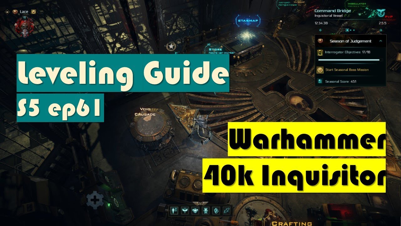 [Warhammer 40K Inquisitor] Leveling Guide & Tips (Subtitled) - YouTube
