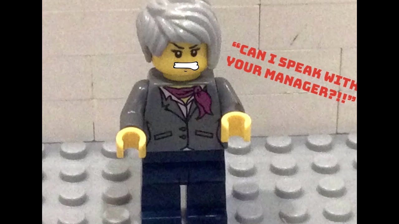 LEGO Karen asks to see the manager - YouTube