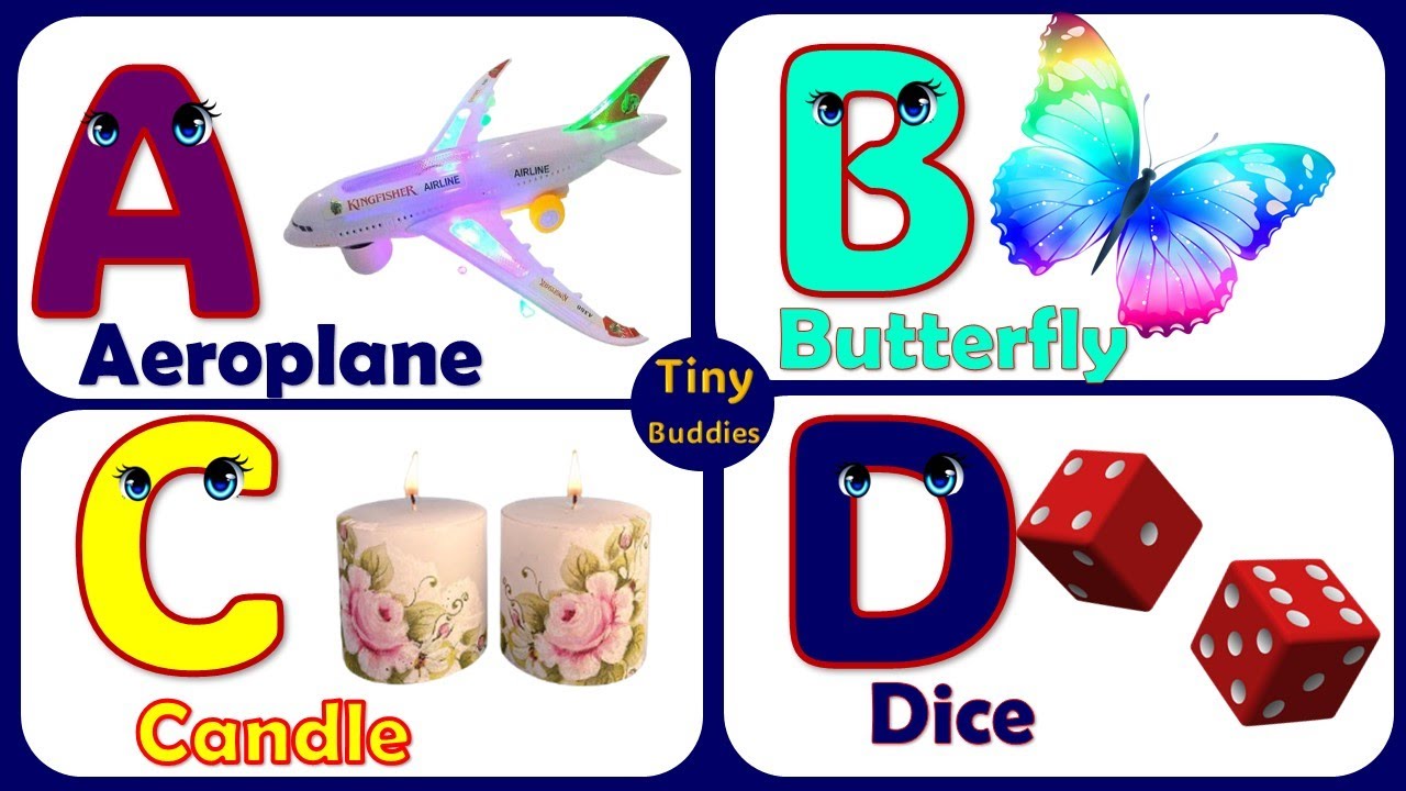 English alphabet |Learn Alphabet A to Z | ABC Preschool Book Learning A ...