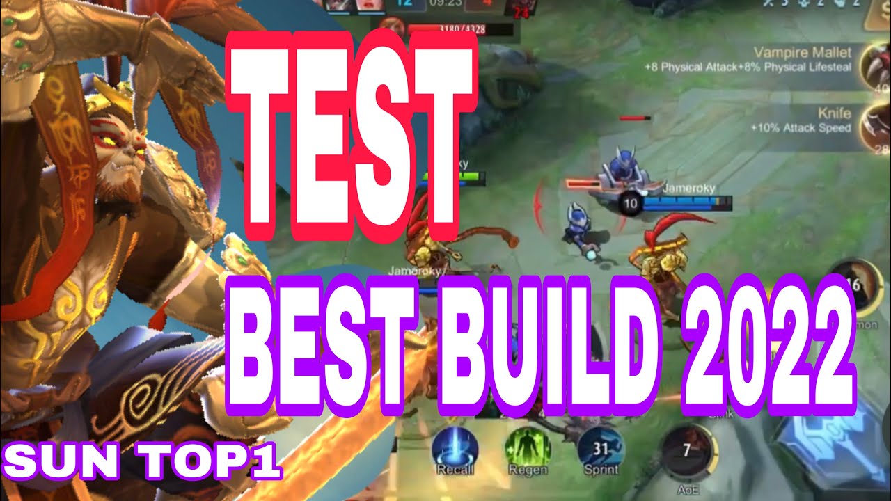 TEST SUN BEST BUILD GLOBAL TOP1 | MOBILE LEGENDS GAMEPLAY | Jamerocky ...