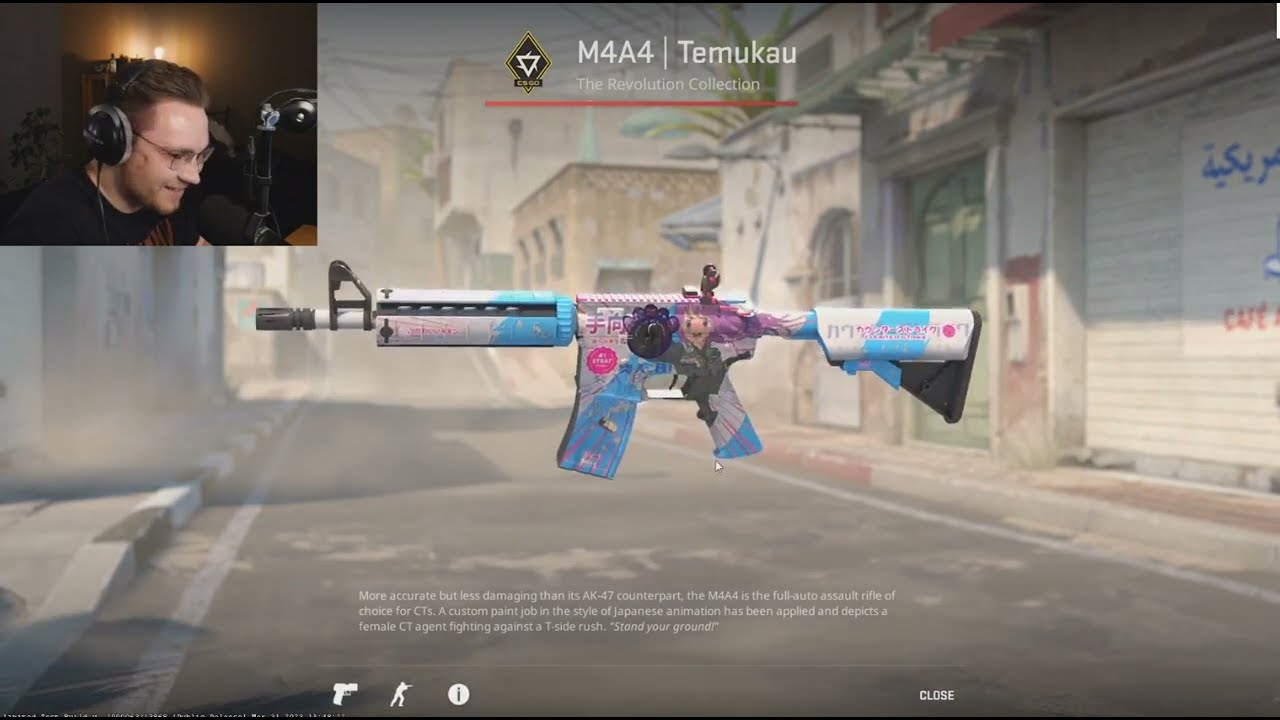 M4A4 Temukau ALL FLOATS CSGO Revolution Case Showcase, 49% OFF