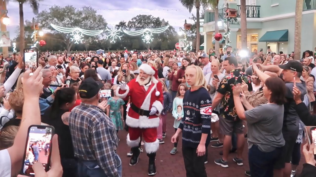 The Wild Christmas Kickoff In Celebration - Santa Arrives & Tree ...