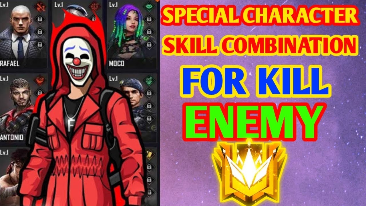 Special Character Skill combination For Kill Enemy !! World's Best ...