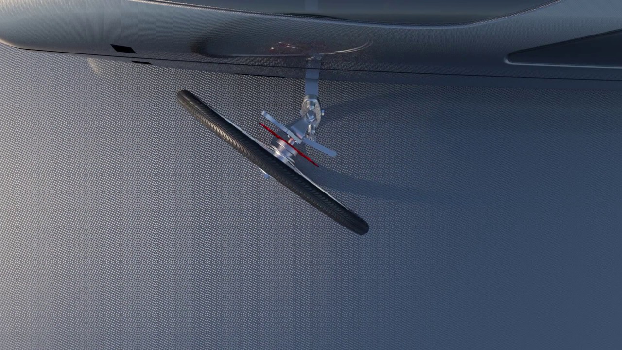 Steering Wheel - Axis Inclination - Scrub Radius Animation - YouTube