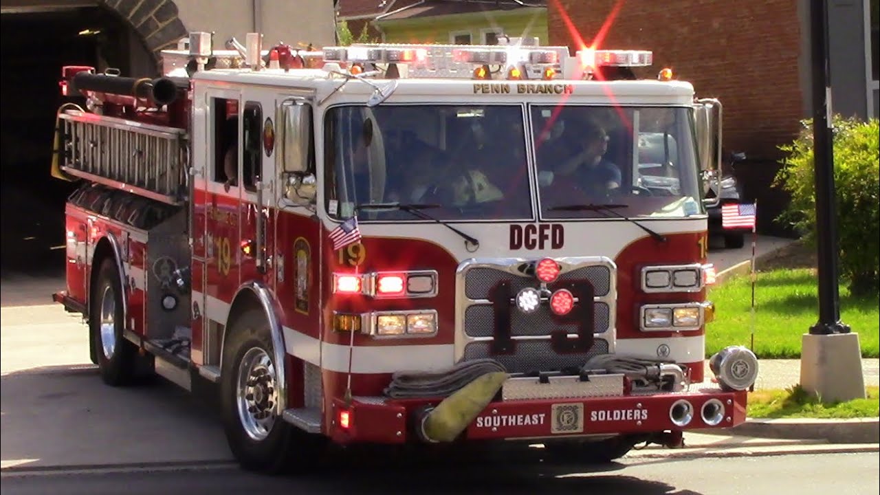 DCFD Engine 19, and Ambulance 19 Responding - YouTube