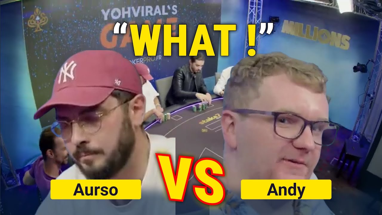 AURSO ALL IN 11400€ FACE A ANDY @YoH ViraL's Game - YouTube
