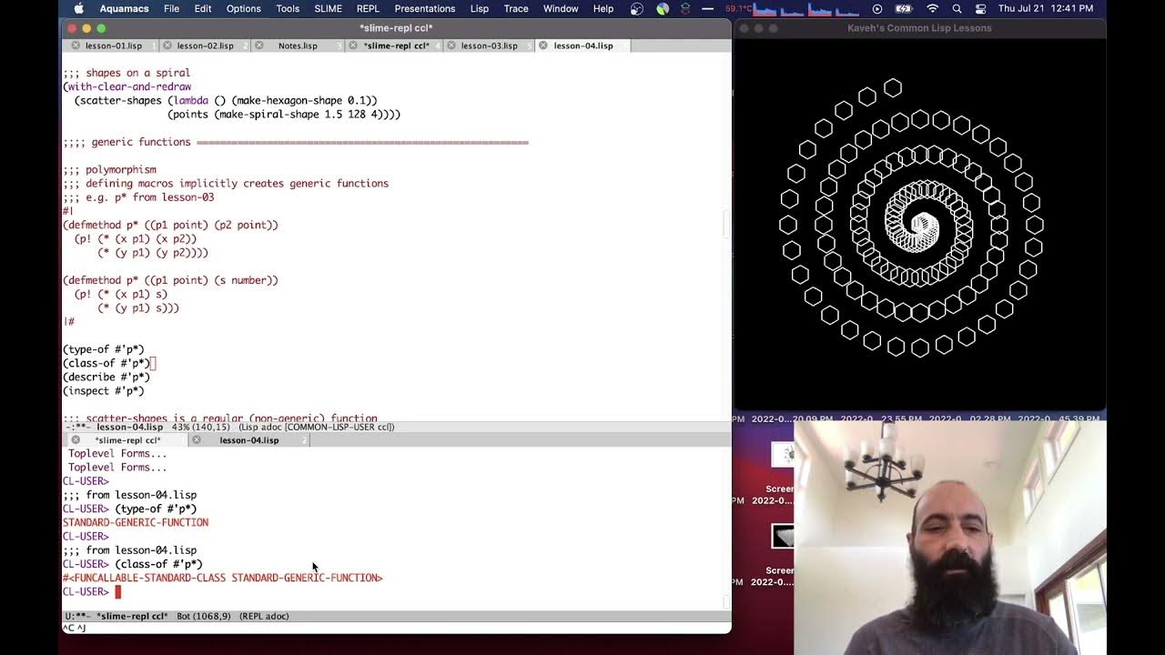 Kaveh's Common Lisp Lesson 04: Transforming Shapes - YouTube