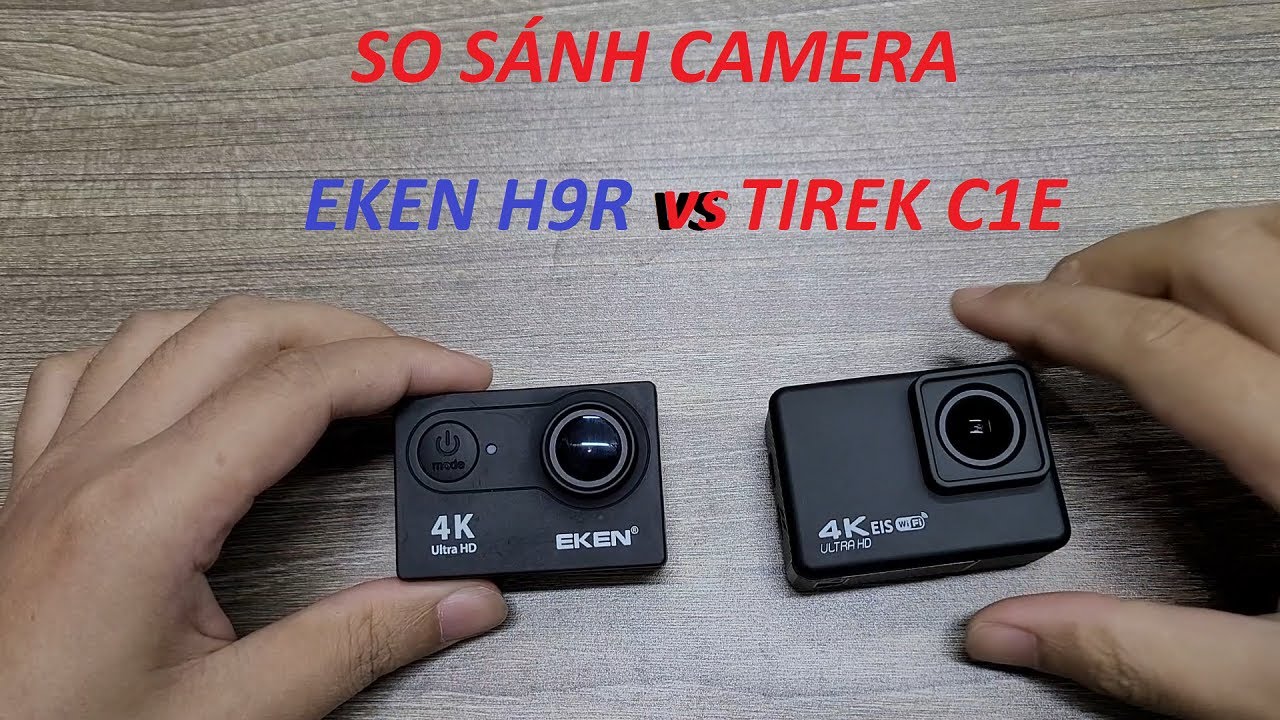 So Sánh Siêu Chi Tiết Camera Hành Trình Tirek C1E và Eken H9R - YouTube