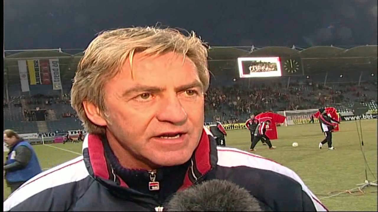 GAK gegen SW Bregenz - Intview Walter Schachner 2005 - YouTube