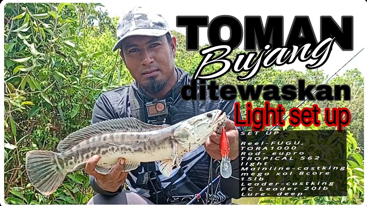 TOMAN VS LIGHT SET UP SET FISHING / AKASO BRRAVE 4 PRO #18 - YouTube