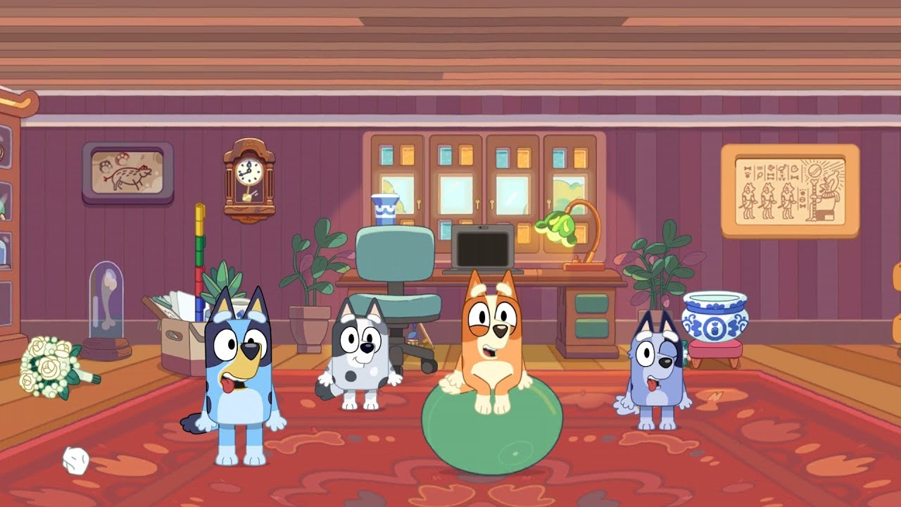 Bluey: Exercise Ball - YouTube