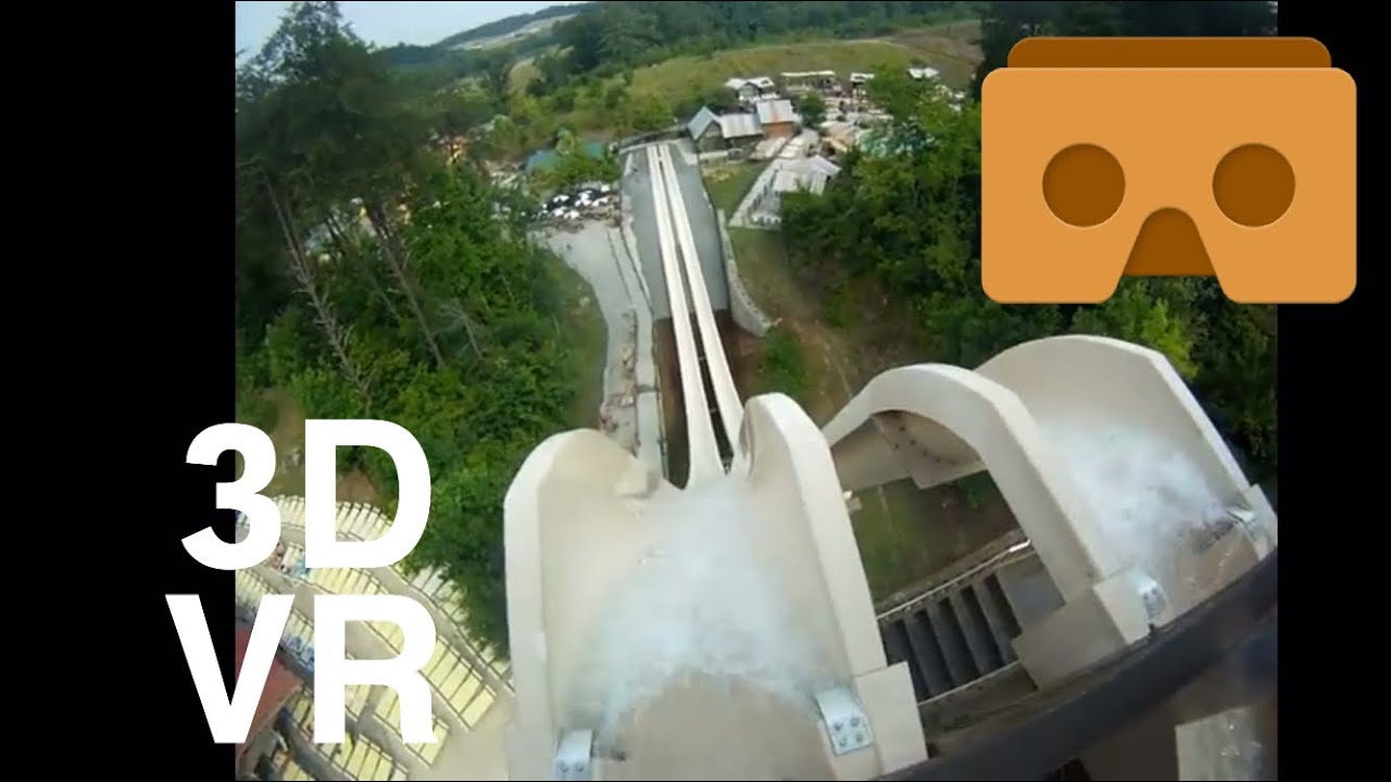 3D - VR - Water Slide POV - Amazing VR Experience - YouTube