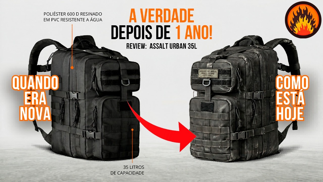 Como ficou minha MOCHILA de 35 litros Assault Urban da INVICTUS depois ...