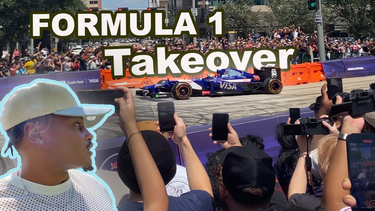 Houston Formula 1 Street Takeover 🏎️🏁 - YouTube