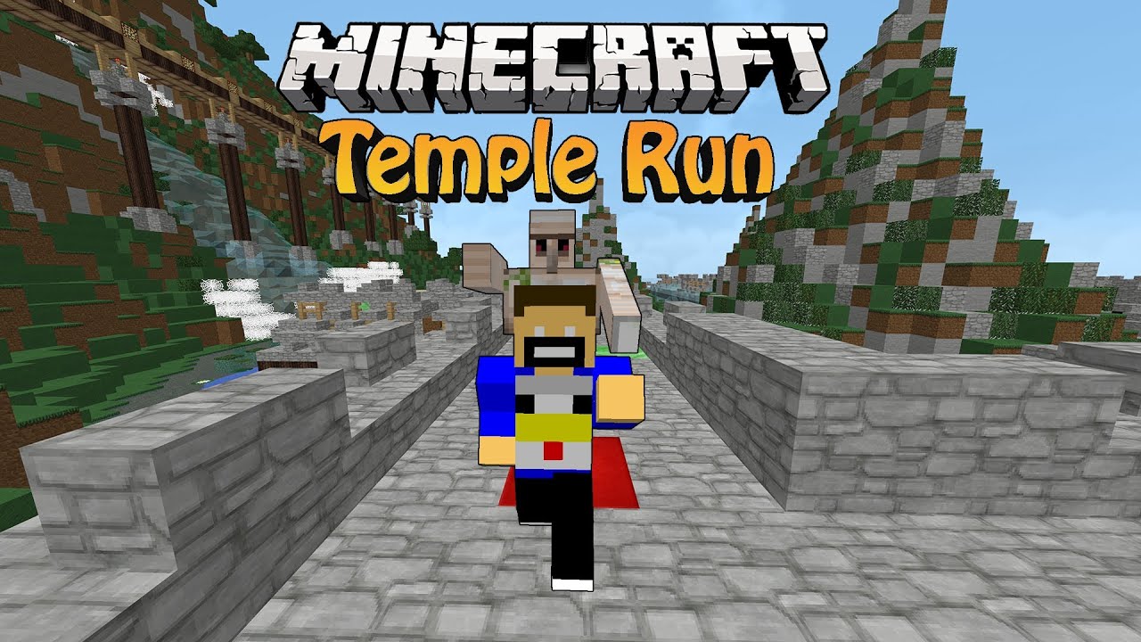 Minecraft Temple Run - YouTube