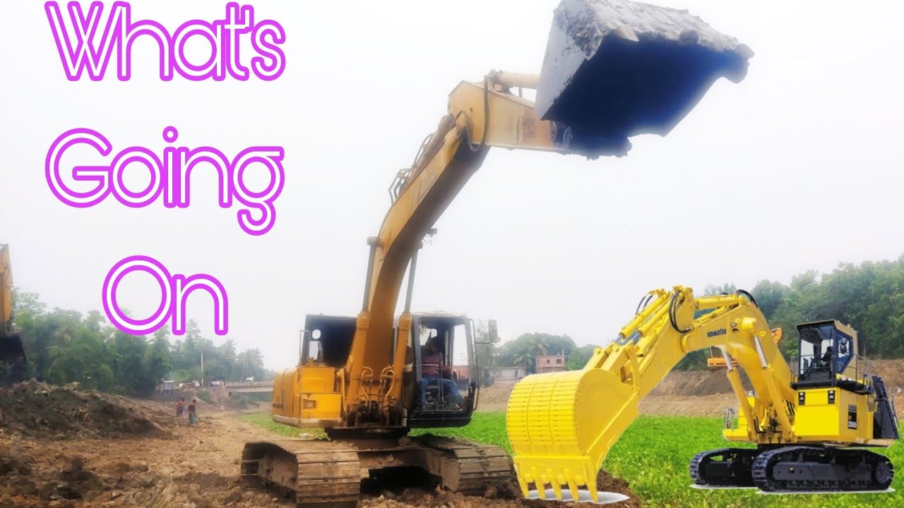 Amazing Mud Digging In River || JCB Excavator Machine Working || Mega ...