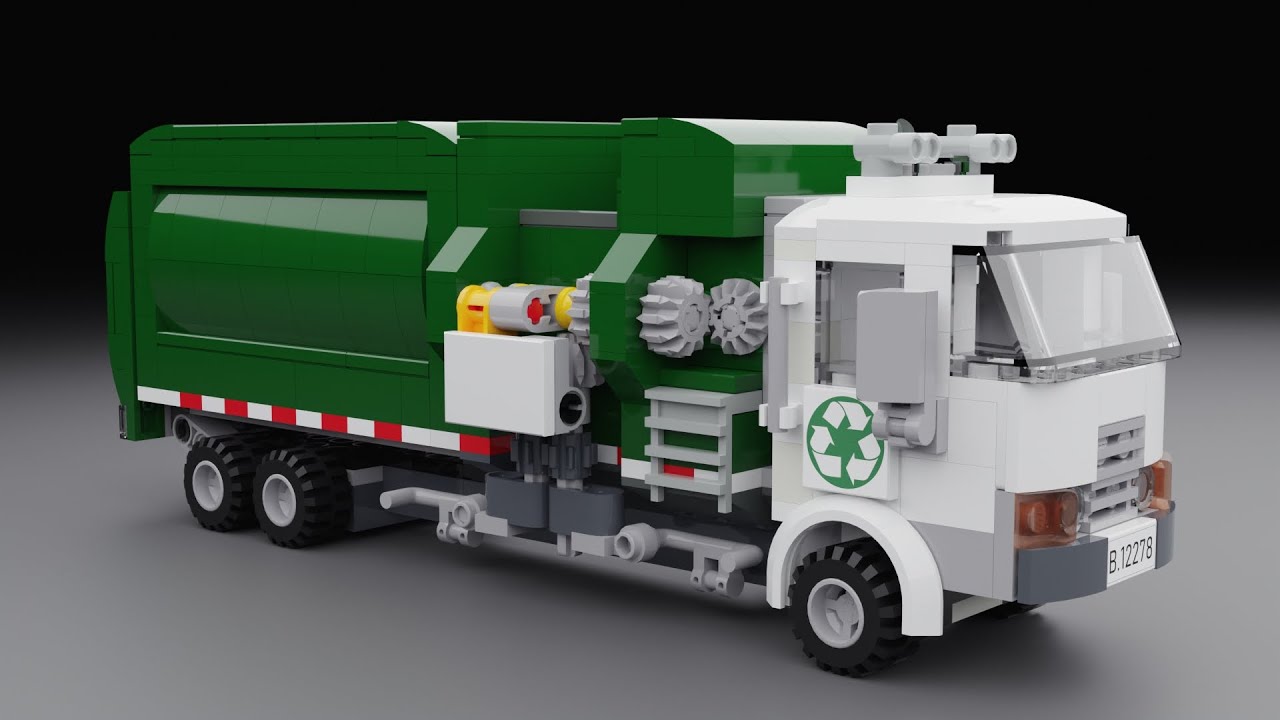 Lego side loading Garbage truck - YouTube