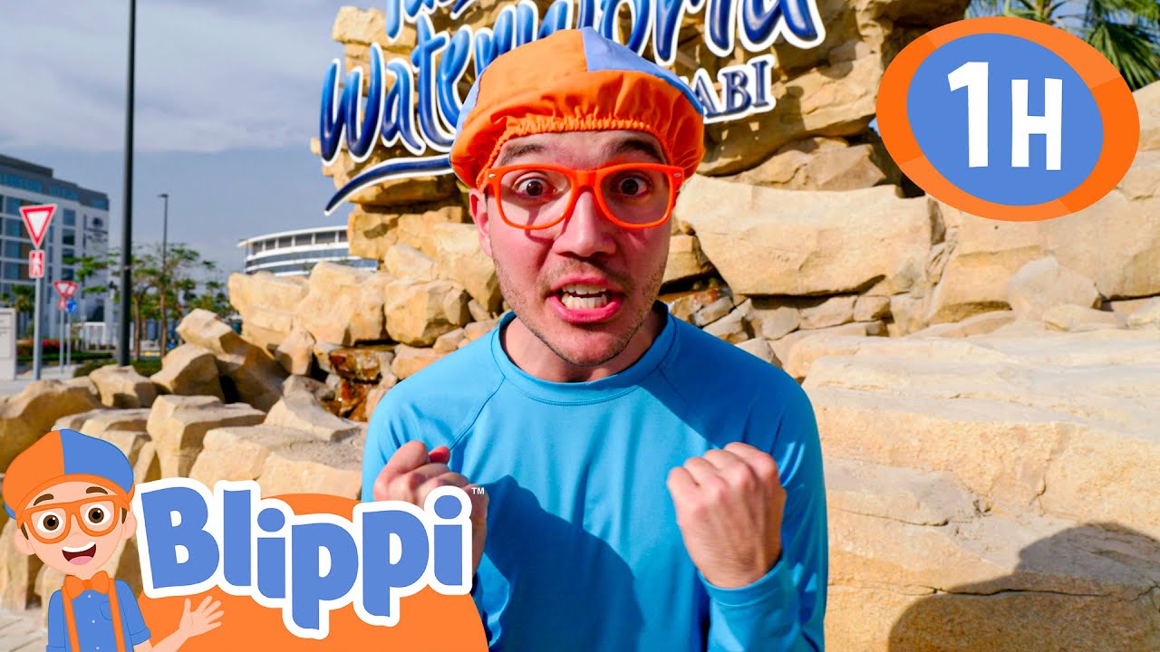 Blippi's Pirate Ship Hunt at the Water Park | Blippi for Kids | Moonbug ...