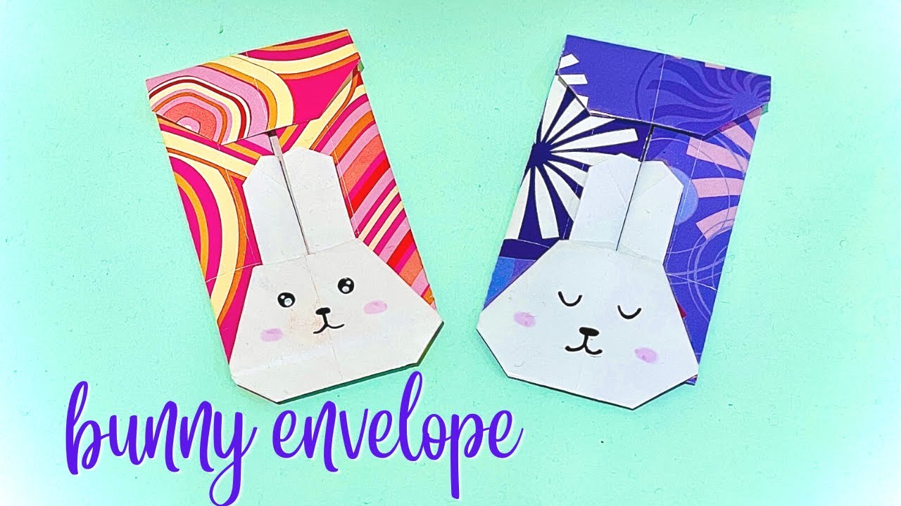 Bunny Envelope | Easy Crafts - YouTube