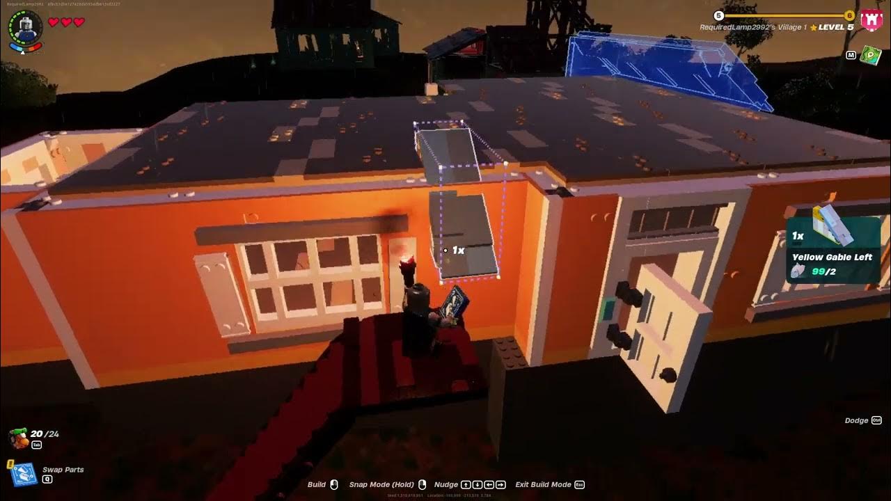 Lego Fortnite Bungalow. - YouTube