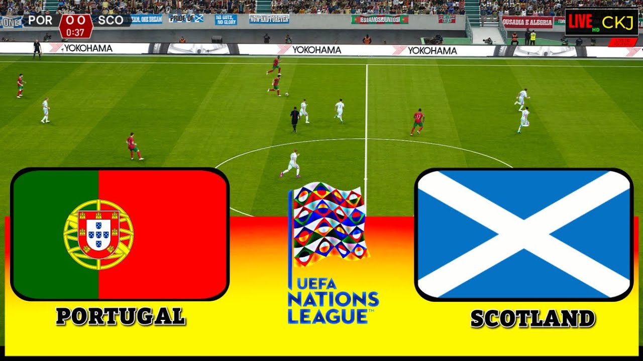 Portugal vs. Scotland : 2024–25 UEFA Nations League Match - Live ...