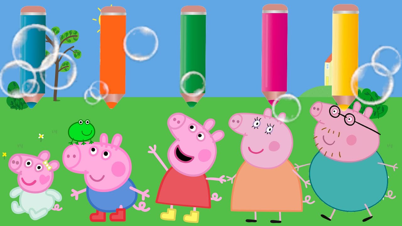 Peppa Pig - Learn Colors & Dress Up With Mummy Pig - YouTube