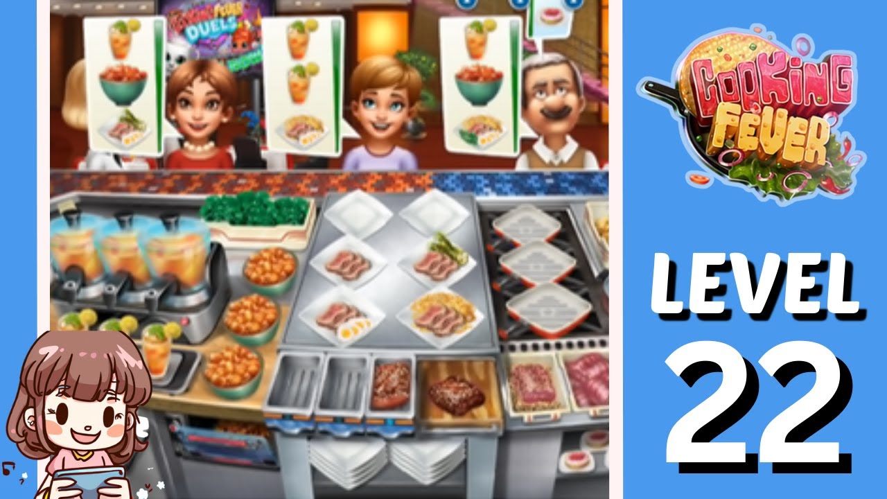 Cooking Fever Gourmet Restaurant Level 22 | No Boosters ⭐⭐⭐ - YouTube